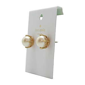 Kate Spade New York Pearl Gumdrop Stud Earrings (Cream)