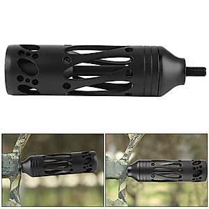 Archery Stabilizer Archery Bow Damper Stabilizer Weight Kit Balance Bar Bow Accessory for Archery(Black)