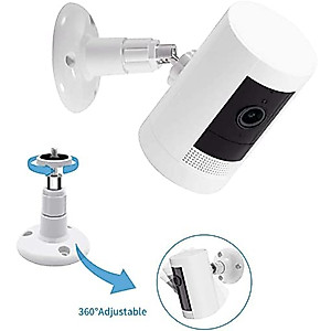 Wall Mount for Ring Indoor Cam & Ring Stick Up Cam, 360 Degree Adjustable Mount Bracket for Ring Camera Outdoor Indoor Security Camera System(3 Pack)