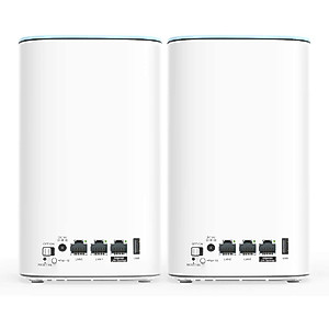 WAVLINK 3000Mbps Tri-Band Mesh WiFi Router,Whole Home Wi-Fi Smart Mesh System, Gigabit Speed Mesh, The 3-Unit kit Covers 7,500 sq.ft.Seamless Roaming,Parental Controls,3xGigabit Ports,2-Pack