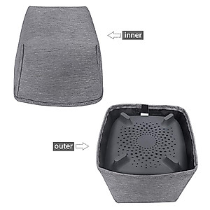 Zaracle Hard Case Carrying Travel Bag Dust Cover for Easy Press 2 (Gray, 6"x7")