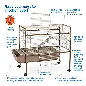 Prevue Pet Products Small Animal Cage with Stand Coco & White 425