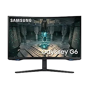 SAMSUNG 27" Odyssey G65B QHD 240Hz 1ms (GTG) HDR 600 Gaming Hub 1000R Curved Gaming Monitor