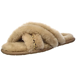 UGG Women's Scuffita Speckles Slipper, Chestnut, 7