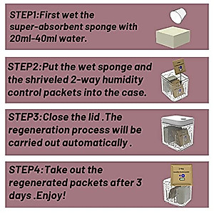 SEGAPHY RH 2-Way Humidity Control Packets Charger Regeneration Box -Humidor Accessories