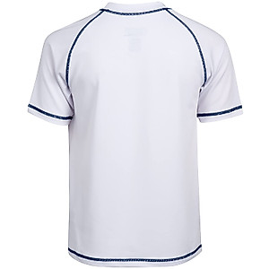 iXtreme Boys' Palm Tree Infant Rash Guard, White, 24M