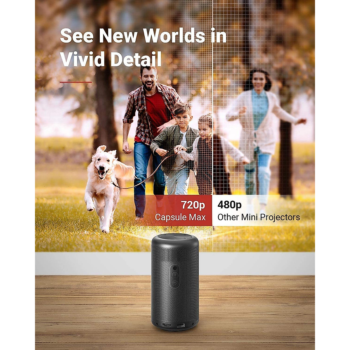 Anker Nebula Capsule Max with NEBULA 4K Streaming Dongle