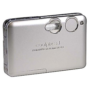 Nikon Coolpix S1 5.1 MP Slim-Design Digital Camera with 3x Optical Zoom (Includes Dock) (OLD MODEL)