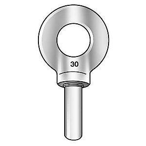 Ken Forging K2023-BLANK Shoulder Pattern Eyebolts, Blank, 3/8" x 1-1/4"