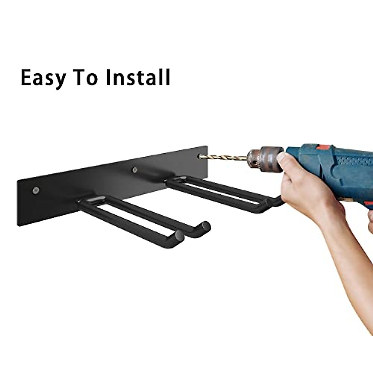 Godboat Garage Organization, Tool Organizer, Garage Storage, Garden Tool Organizer, Heavy-Duty Design, Keeps Tools Well-Organized, Max Load 220 lbs, Perfect for Fathers Day, Garage Gifts for Men