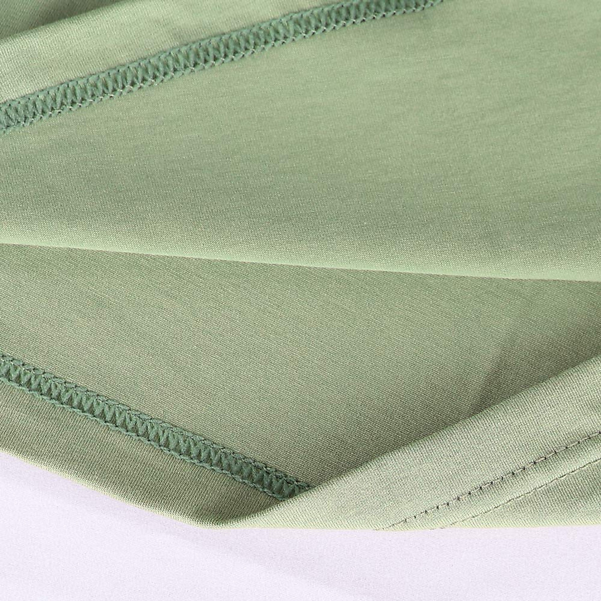 Muscle Alive Mens Summer Casual Short Sleeve Henleys T-Shirt Single Button Placket Plain Shirts Light Green Color Size L