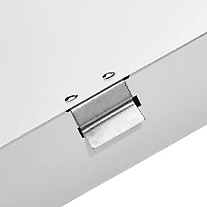 Amazon Basics Aluminum Storage Clipboard - 14" x 9", Two-Tier, Standard Clip