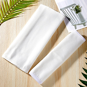 Tatuo 2 Pieces 6 inch Carbon Prefilter for 6 inch Carbon Filter Carbon Air Filter Cotton CoverHome Kitchen Office, 15.9 x 13.8 Inches