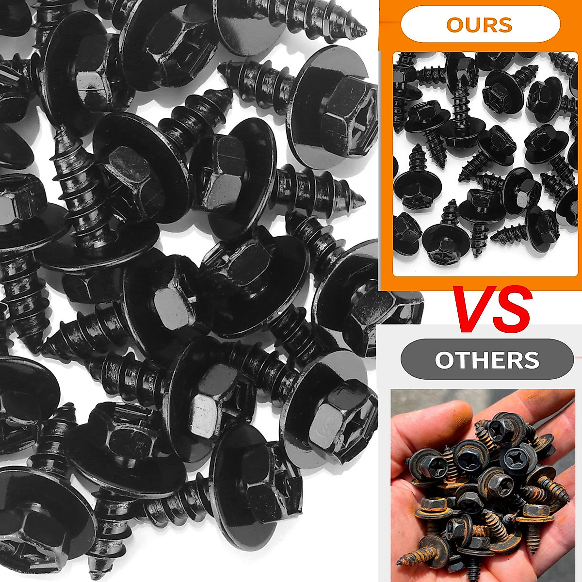 luxlead 30 PCS Front Fender Liner Screws Set, Replaces 90159-60498, Compatible with Lexus Toyota Lexus Tacoma Prius Corolla Tundra