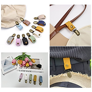 Rainify Hat Clip for Travel,PU Leather Hat Clip,Hat Clips for Luggage,Multifunctional Duckbill Hat Clip,Hat Companion Outdoor