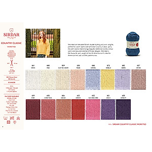 Sirdar Country Classic Worsted, Pewter (663), 100g