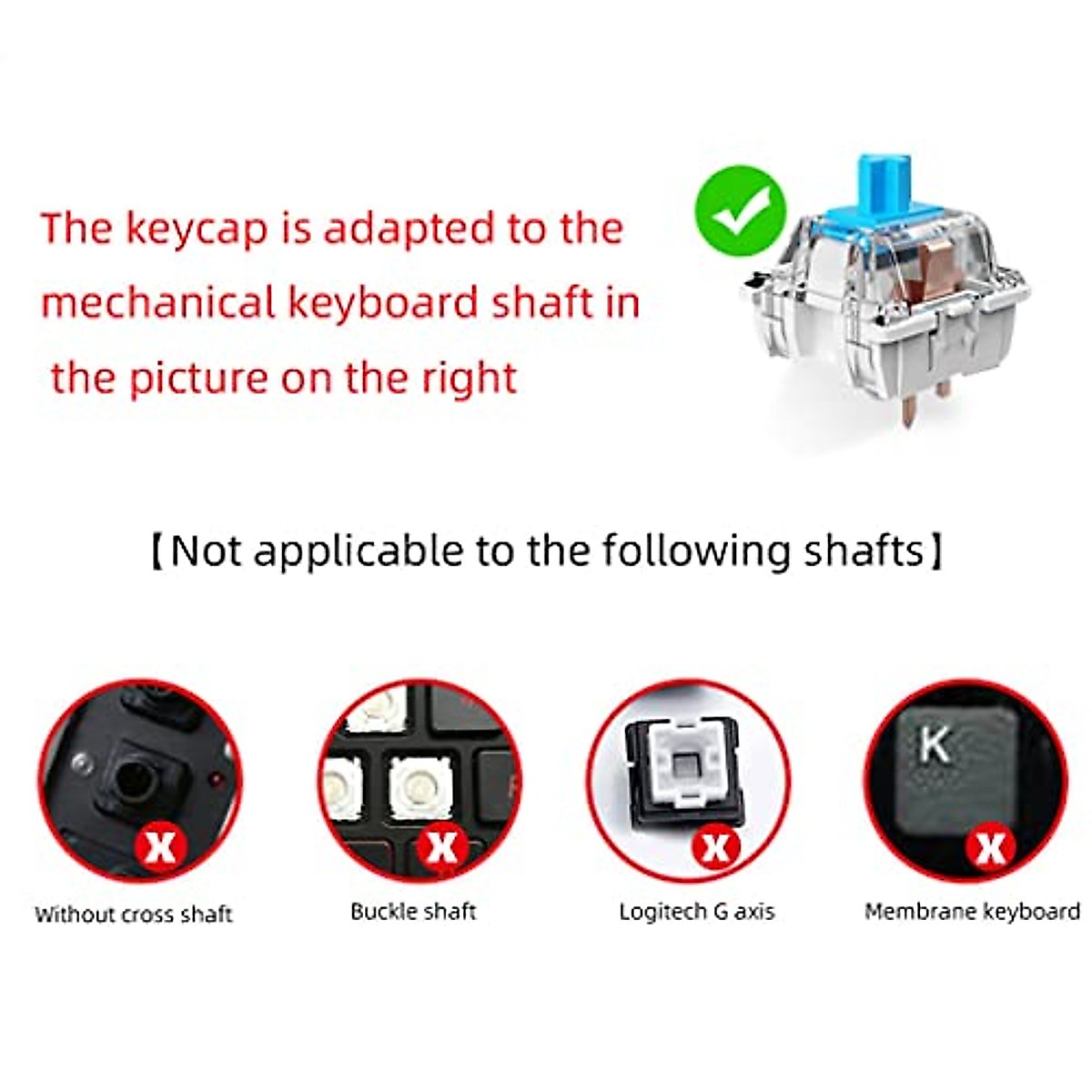 Mirai Past Cat Keycap Esc keycaps DIY Personality Custom Cartoon Anime Keycap Replacement Bottom Backlit Keycaps Gift for Mechanical Keyboard KeyCap OEM R4 Height (Transparent) (Grey), 3.5x3.5x2cm