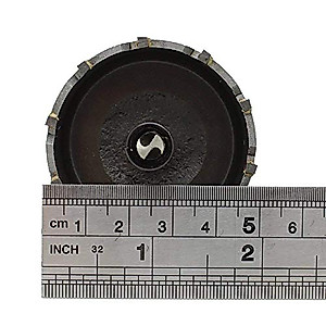 AUTOTOOLHOME 2 inch (50mm) Metal Steel Hole Saw Tooth Carbide Tip TCT Drill Bits Kit for Thick Metal Wood