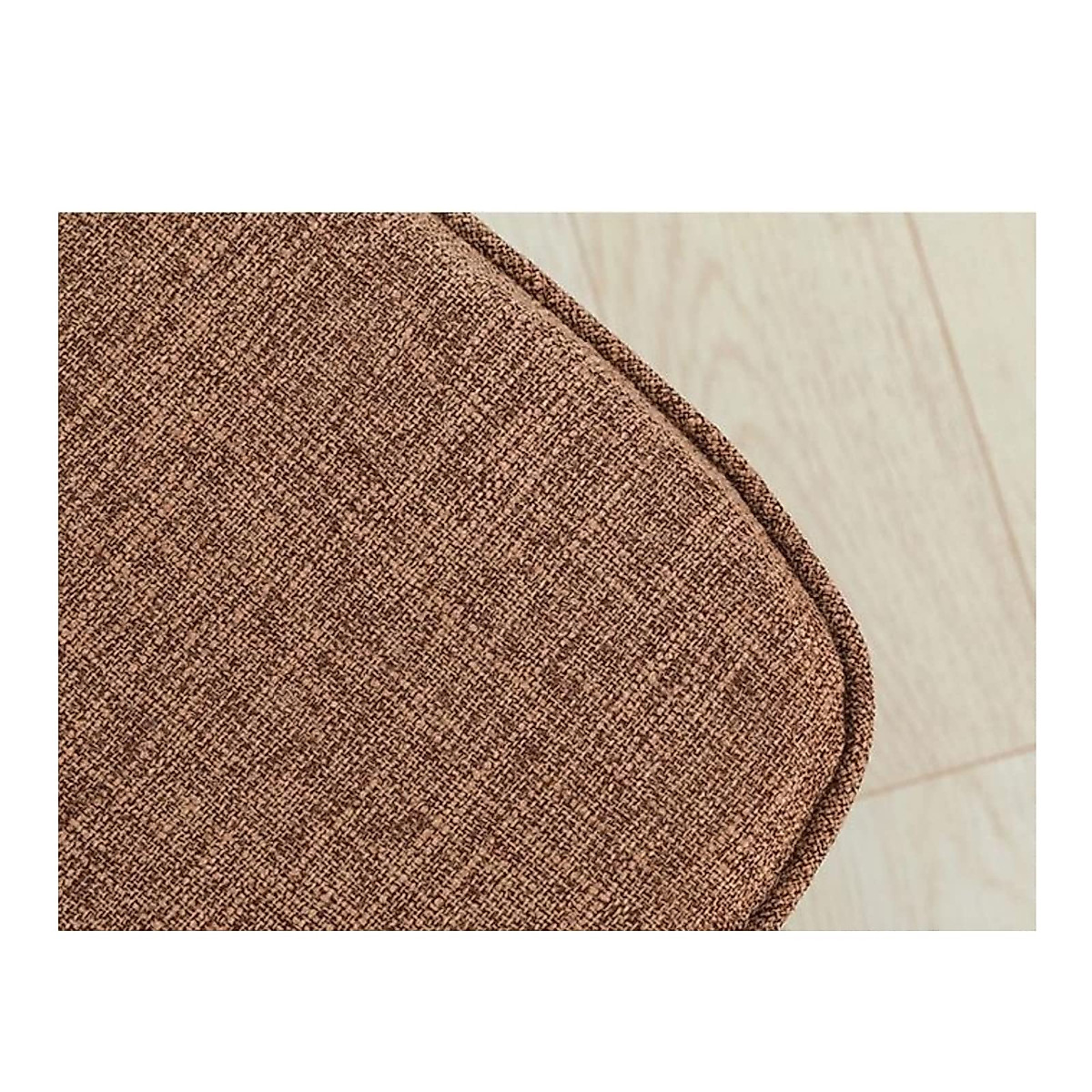 CHIESMA,Chair Cushion with Ties for Dining Room Chairs Pads,Memory Foam Non Slip Kitchen Chair Seat Cover 16.5×17.7inch Brown