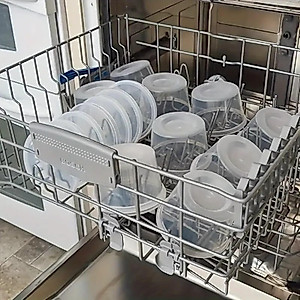 STARANDBEE [20Pack] 16oz, Food Storage Containers with Lids, Plastic Deli Containers, Meal Prep Containers, Microwave and Freezer Safe, Stackable, Leakproof, BPA Free, Clear