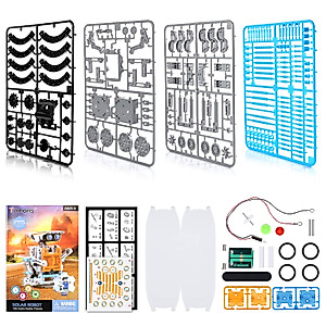 Tomons STEM Projects | 12-in-1 Solar Robot Toys, Education Science Experiment Kits for Kids Ages 8-12, 190 Pieces Building Set for Boys Girls