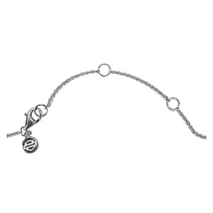 Harley-Davidson Women's Black Crystal Stone Script Chain Necklace HDN0403