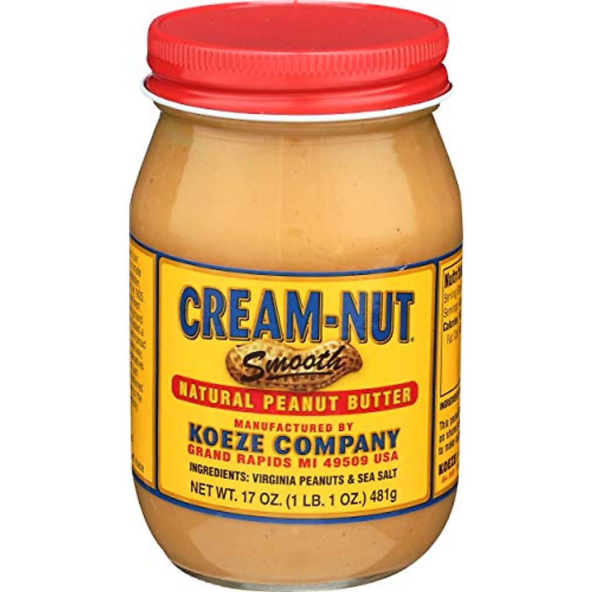 Cream Nut Natural Smooth Peanut Butter