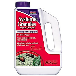 Bonide Insect Control Systemic Granules, 4 lbs. Ready-to-Use Water Resistant Long Lasting Protection Outdoor Use