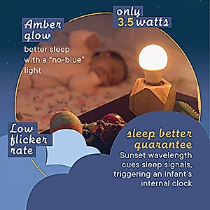 Nite-Nite Light Bulb. Natural Baby Sleep Aid. Promotes Healthy Sleeping Habits for Baby and Mother | Certified by The National Parenting Center. (e26 (Standard) (Pack of 2)