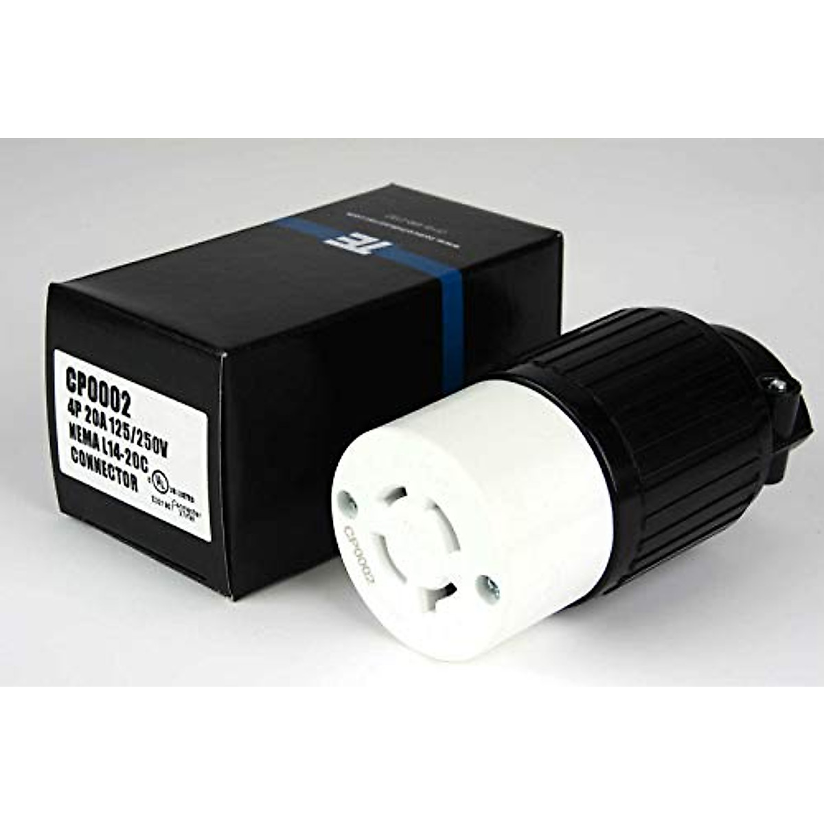 TEMCO NEMA L14-20R Female Plug 20A 125/250V Locking UL Listed for Generator