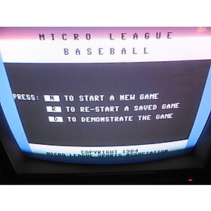 Microleague Baseball - Commodore 64