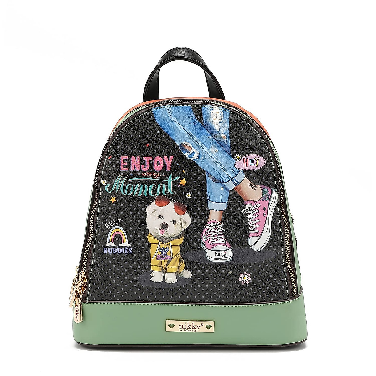 NIKKY BY NICOLE LEE By Nicole Lee Printed Backpack, Eem 127