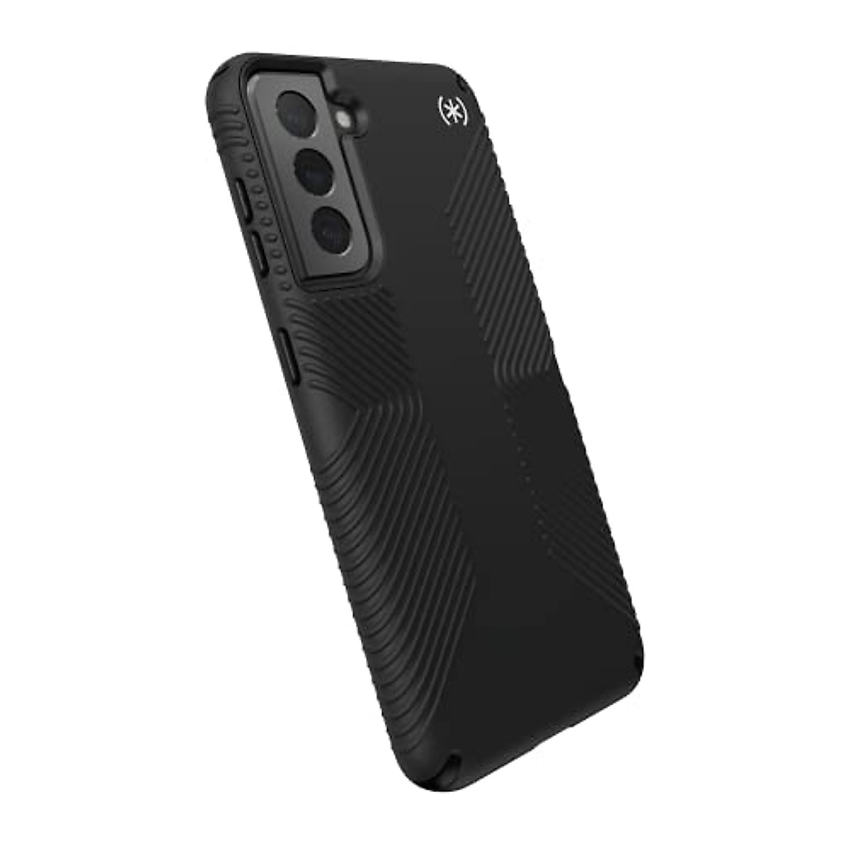 Speck Products Presidio2 Grip Samsung Galaxy S21 5G Case, Black/Black/White