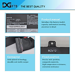 DGTEC L18M6P90 02DL028 SB10K97664 Laptop Battery for Lenovo ThinkPad P53 Series L18C6P90 02DL029 5B10W13901 5B10W13902 SB10K97665 3ICP7/67/66-2(11.25V 90Wh/8000mAh)