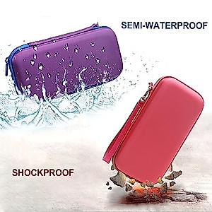 LTGEM EVA Hard Case Compatible with Texas Instruments TI-84 Plus CE/TI-84 Plus/TI-Nspire CX II CAS/TI-Nspire CX II/TI-83 Plus/TI-89 Titanium/TI-85 / TI-97 Color Graphing Calculator, Gray/Yellow