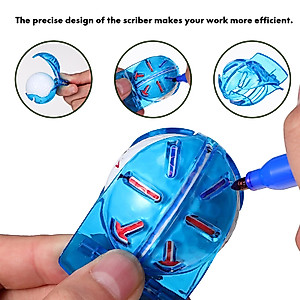 BESPORTBLE 1 Set Tools Golf Balls Golf Marker Hat Clip Golf Ball Markers for Putting Golf Ball Markers Stamp Golf Ball Marker Pen Golf Ball Markers with Hat Clip Balance Supplies Plastic