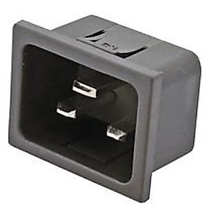 SCHURTER 4793.4000 CONNECTOR, IEC POWER ENTRY, PLUG, 16A (10 pieces)