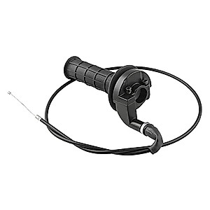 Throttle Handle Grip Cable, 47Inches Fuel Seat Handle Throttle Cable Throttle Housing Clamp for 50-250CC Motocross ATV Accessories