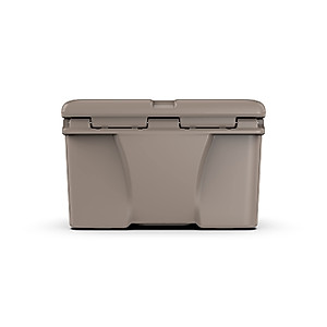 KENAI 25 Cooler | 25 qt Ice Chest Durable Rotomolded Insulated | Made in USA | Warranty for Life | for Beach Boat Camping Fishing Hunting | K25 | Tan