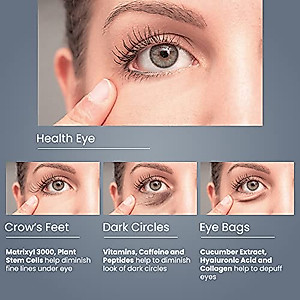 Kleem Organics Anti Aging Eye Cream - Reduces Dark Circles, Puffiness, Bags, Crow's Feet, Fine Lines & Sagginess