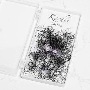 1000pcs Premade Fans Eyelash Extensions - 5D Volume Eyelash Extensions C Curl - 1000 handmade fans - 0.7mm thick (9mm) (10mm)