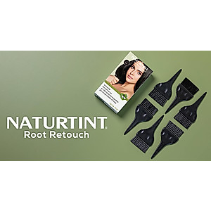 Naturtint Black Root Retouch Crème Permanent Hair Color - Ammonia Free, Conceal Grays, No Artificial Scent, 1.52 Fl Oz