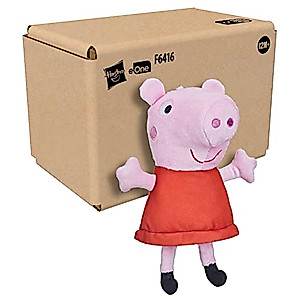 Peppa Pig Toys Giggle 'n Snort Plush Doll, Interactive Stuffed Animal with Sound Effects, Preschool Toy for Kids Ages 12 Months and Up 7.5 Inch
