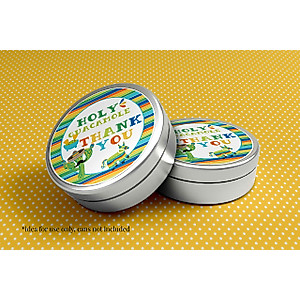 Holy Guacamole Fiesta Celebration Thank You Sticker Labels for Boys, 40 2" Party Circle Stickers by AmandaCreation, Great for Party Favors, Envelope Seals & Goodie Bags