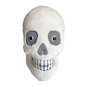 GIANTmicrobes Skull Plush, Skull Stuffed Animal, Anatomical Skull Gift, Halloween Skull Decor, Anatomy Skull, Human Skull Model Plushie, Skull Anatomy Model, Skull Pillow, Skull Toy, Sugar Skull