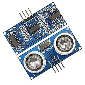 10Pcs Ultrasonic Sensor Blocks Module Kit HC-SR04 Distance Sensor Module with 4pcs Mounting Bracket Compatible with Mega R3 Duemilanove Nano Rapsberry Pi 3 Robot