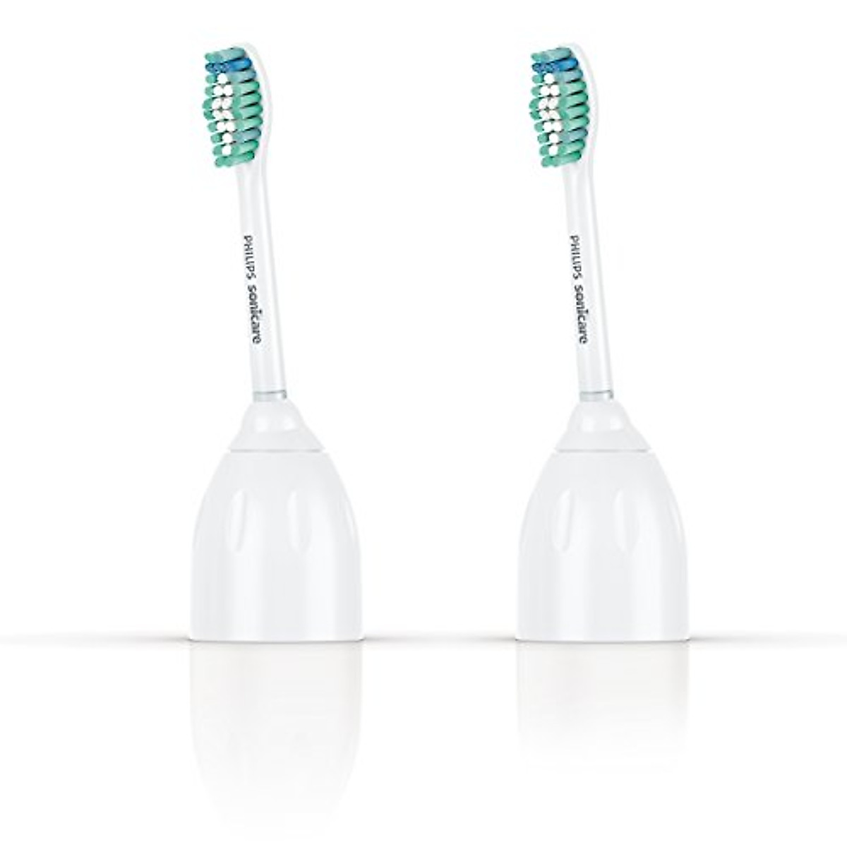 Philips Sonicare Genuine E-Series Replacement Toothbrush Heads, 2 Brush Heads, White, Frustration Free Packaging, HX7022/30