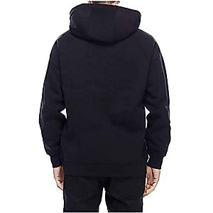 BURBERRY Clarke Black Embroidered Logo Hoodie (as1, alpha, m, regular, regular)