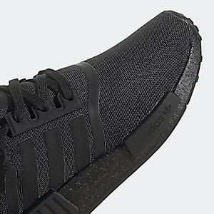 adidas Originals NMD_R1's Sneaker, Black/Black/Black, 5 US Unisex Big Kid