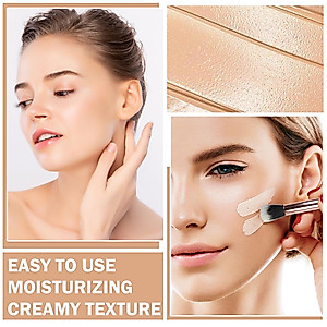 Under Eye Concealer for Dark Circles Color Corrector Pro Concealer Full Coverage Concealer de oieras Long-lasting Cover up Makeup Waterproof Concealer Makeup -02 LIGHT CREAM